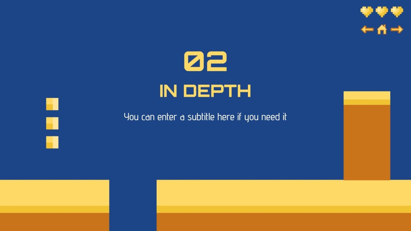 Retro Video Games Newsletter Google Slides and PPT template