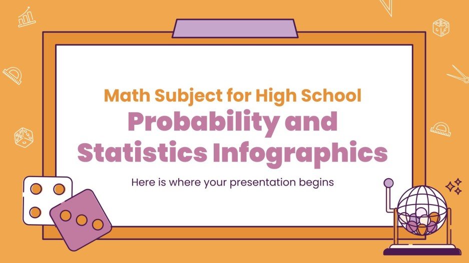 Math Subject: Probability and Statistics Infographics