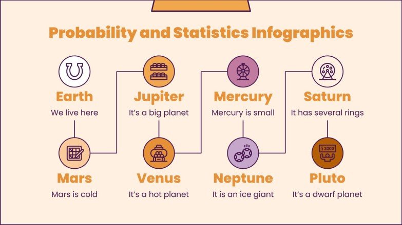 Math Subject: Probability and Statistics Infographics