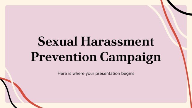 Sexual Harassment Prevention Campaign | Google Slides & PPT