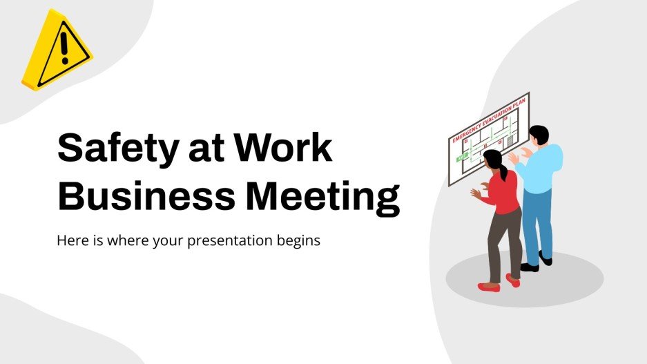 Safety at Work Business Meeting | Google Slides & PowerPoint