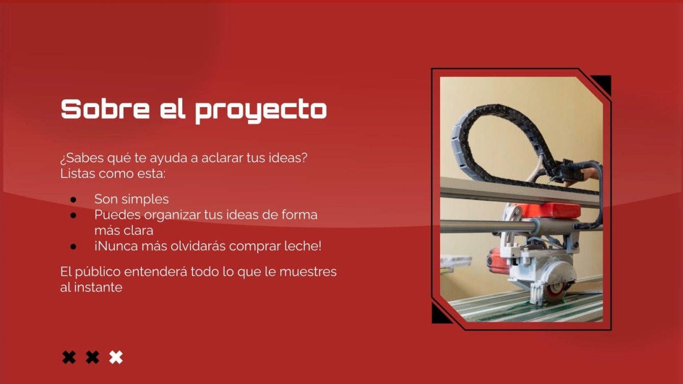 Machinery & Manufacturing Project Proposal | Google Slides