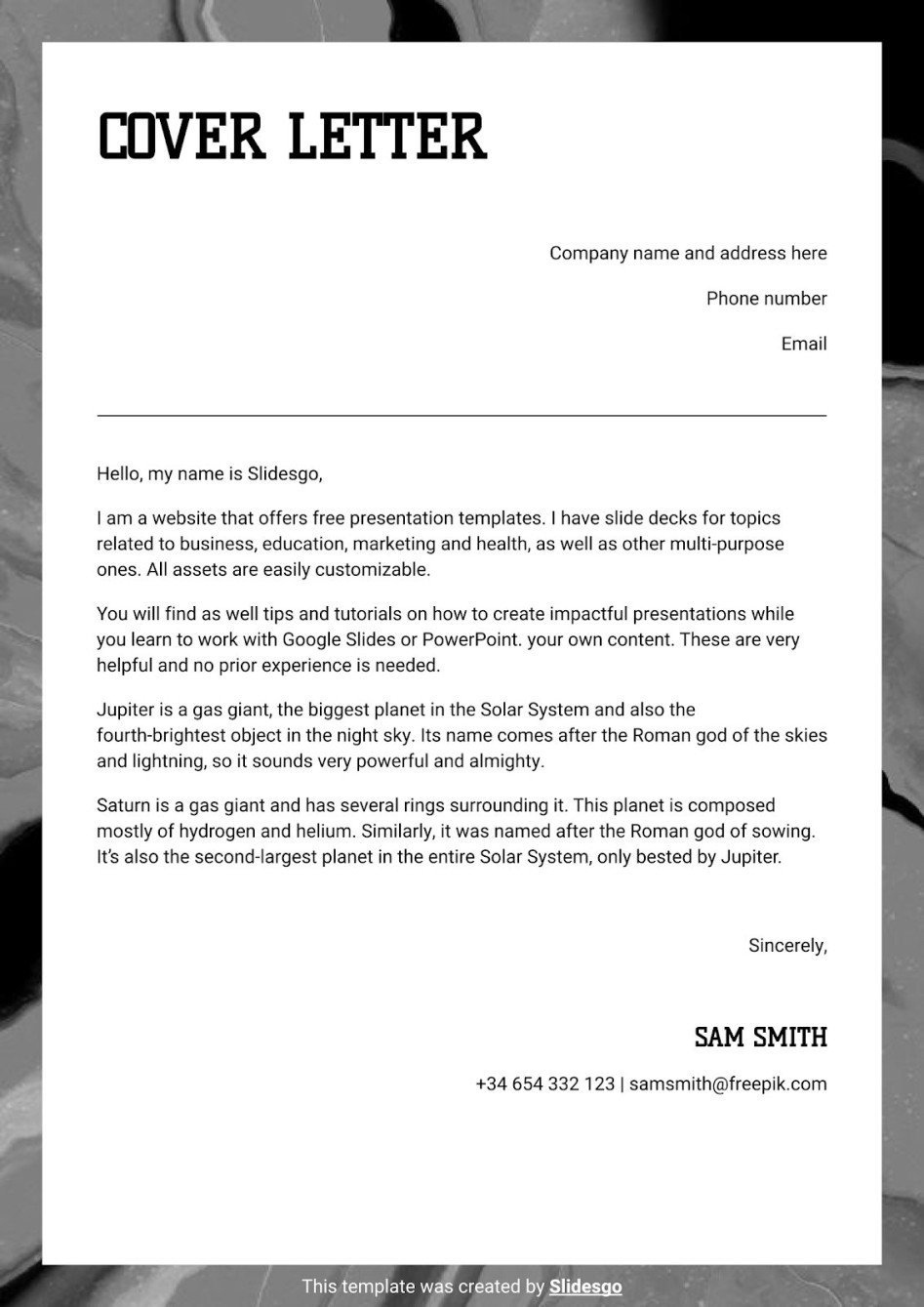 Mining Industry Worker Resume | Google Slides & PowerPoint