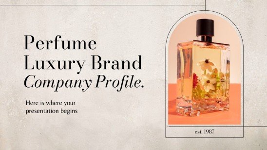 Perfume Luxury Brand Company Profile | Google Slides