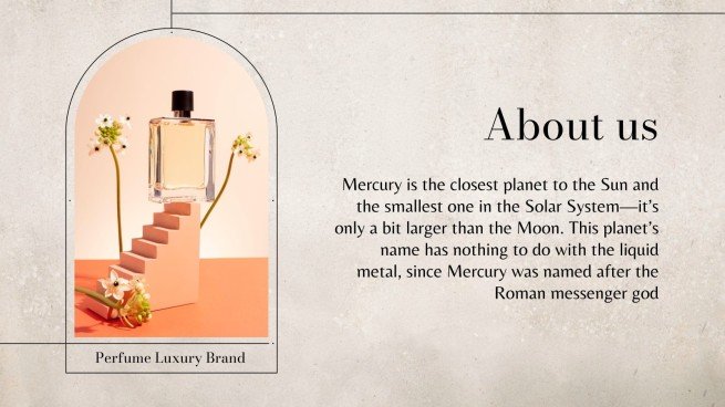 Perfume Luxury Brand Company Profile | Google Slides