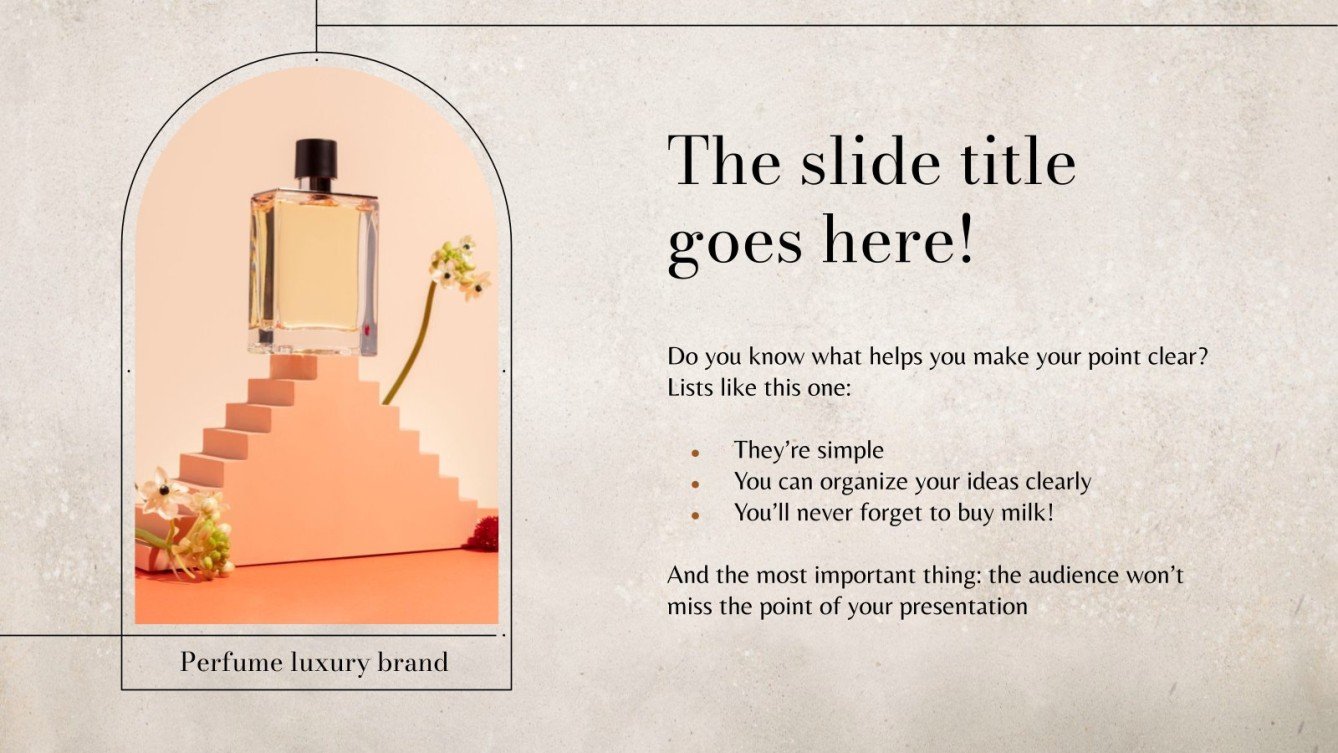 Perfume Luxury Brand Company Profile | Google Slides