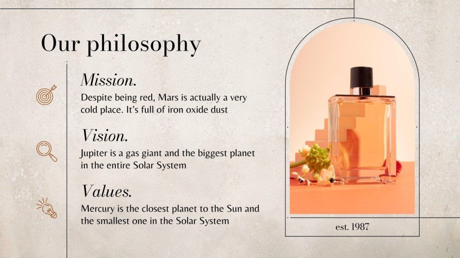 Perfume Luxury Brand Company Profile | Google Slides