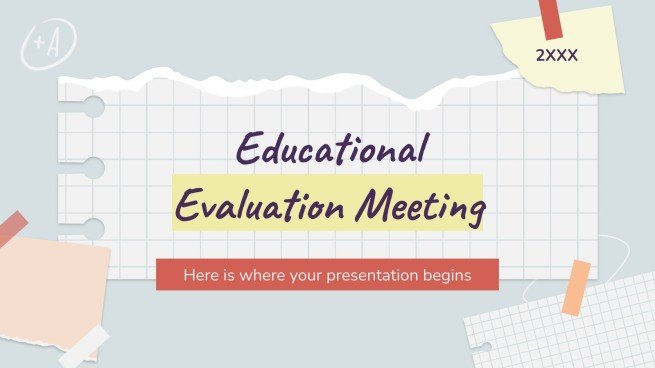 Educational Evaluation Meeting | Google Slides & PowerPoint