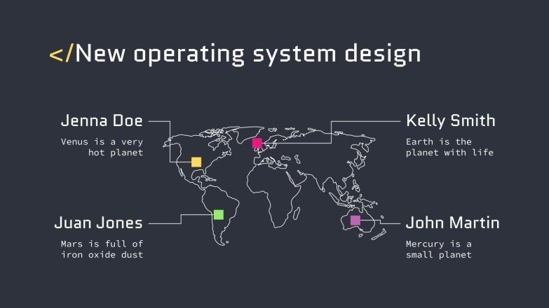 New Operating System Design Pitch Deck Infographics