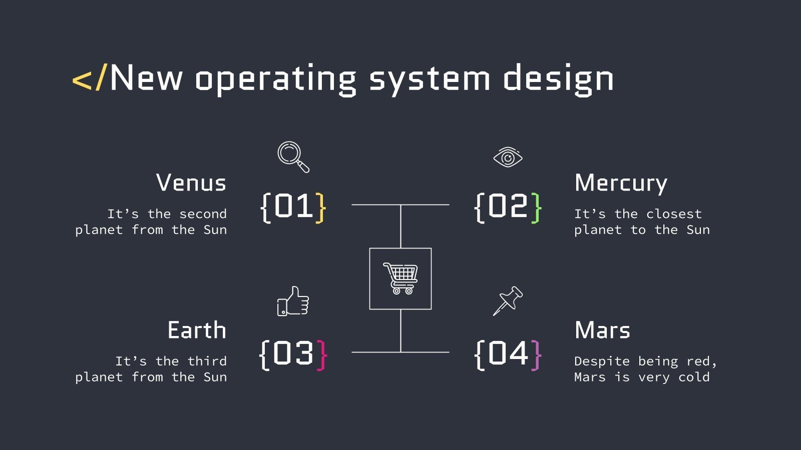 New Operating System Design Pitch Deck Infographics