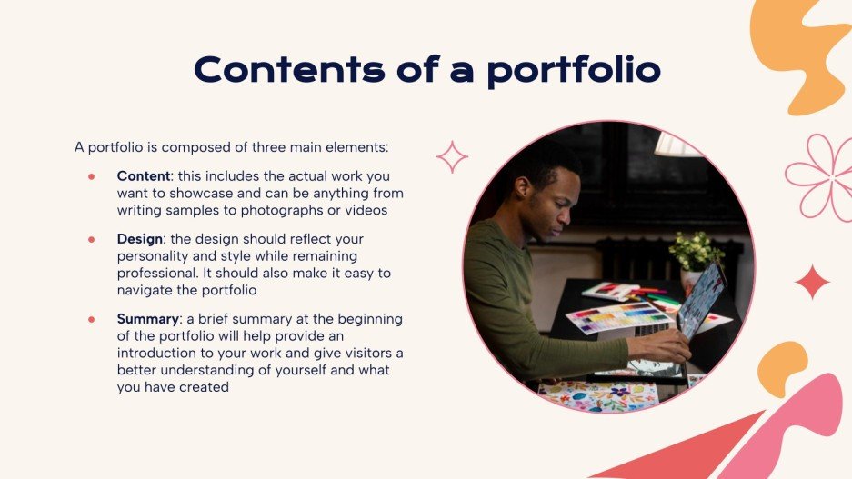 Creative and Playful Style Portfolio | Google Slides & PPT