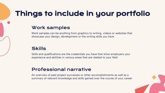 Creative and Playful Style Portfolio | Google Slides & PPT