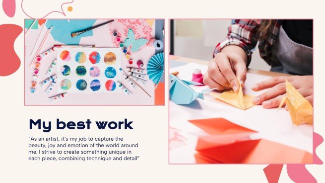 Creative and Playful Style Portfolio | Google Slides & PPT