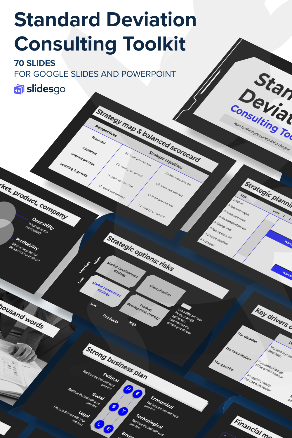 Standard Deviation Consulting Toolkit | Google Slides & PPT