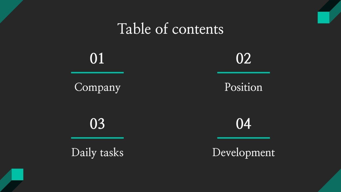 Job Internship | Google Slides & PowerPoint template