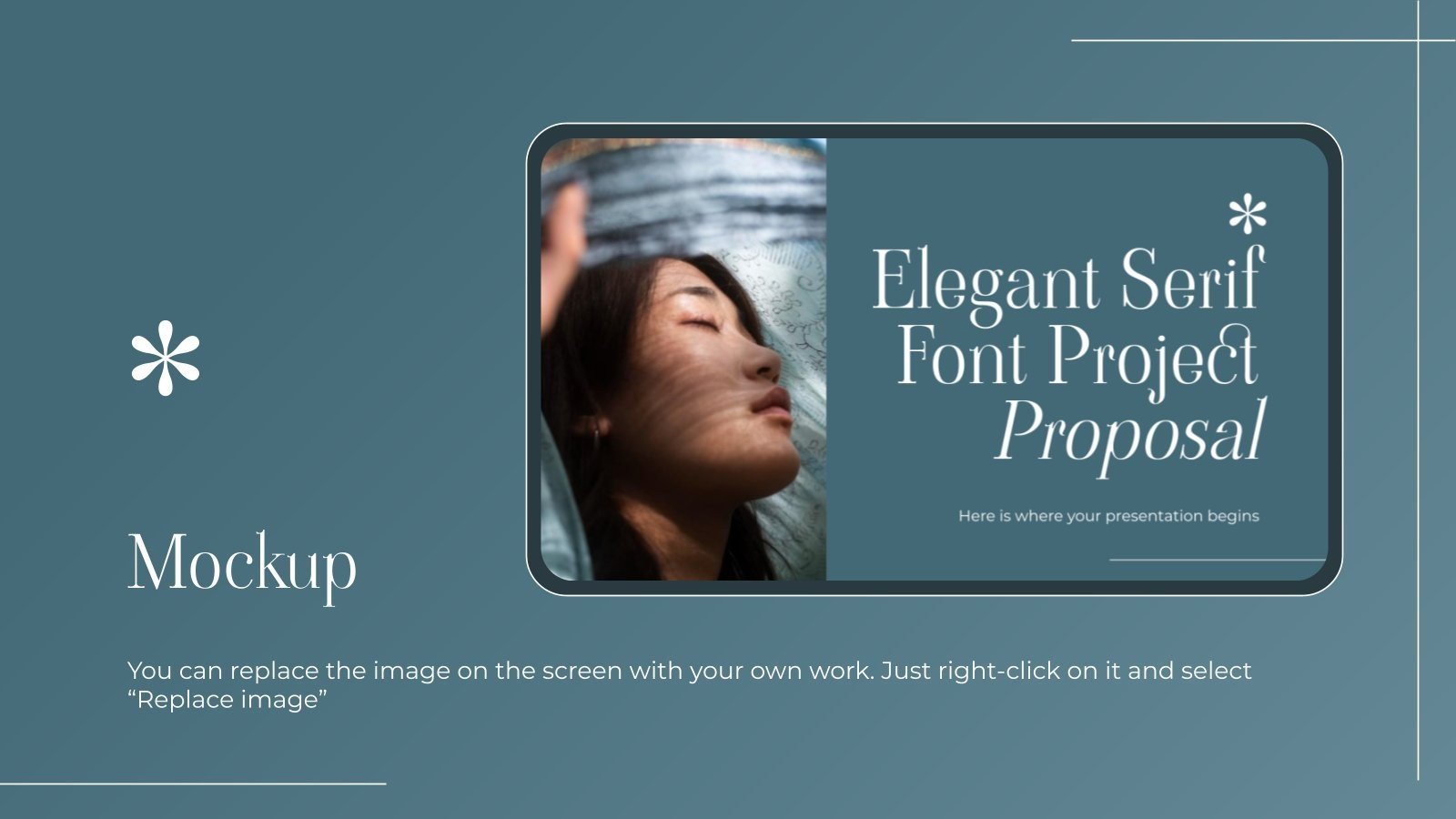 Elegant Serif Font Project Proposal | Google Slides & PPT