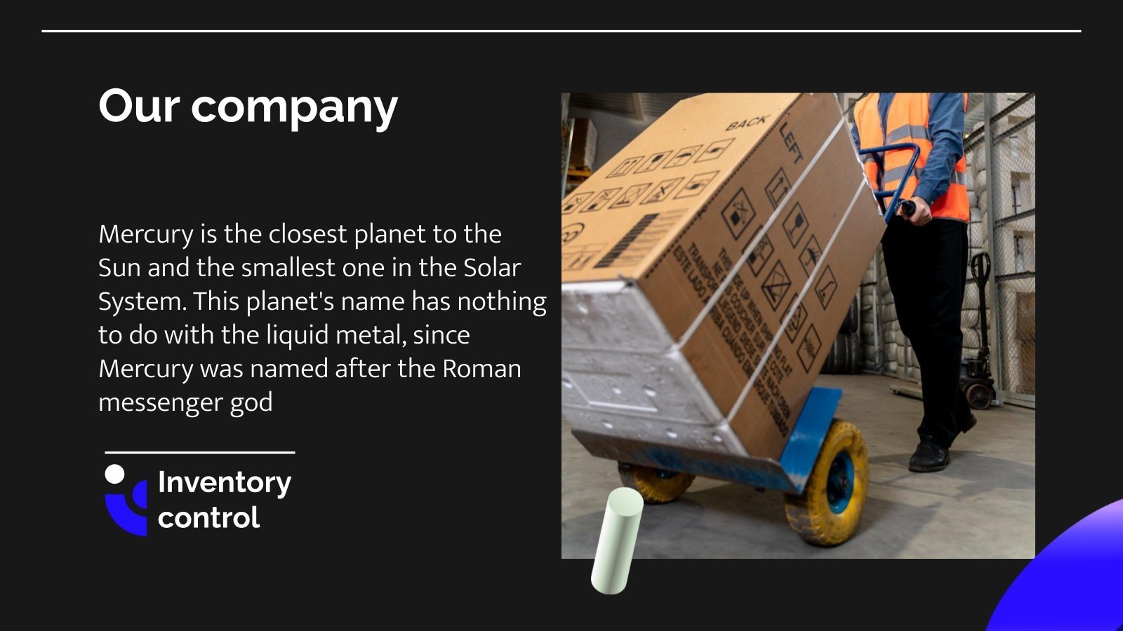 Types of Inventory Control Pitch Deck | Google Slides & PPT