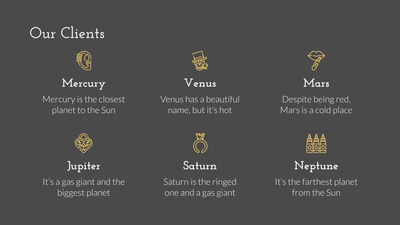 Tattoo Studio Google Slides theme and PowerPoint template