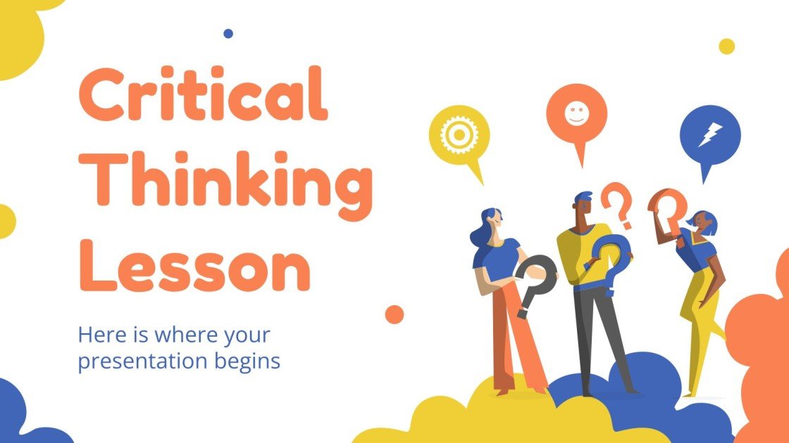 Critical Thinking Lesson Google Slides & PowerPoint template