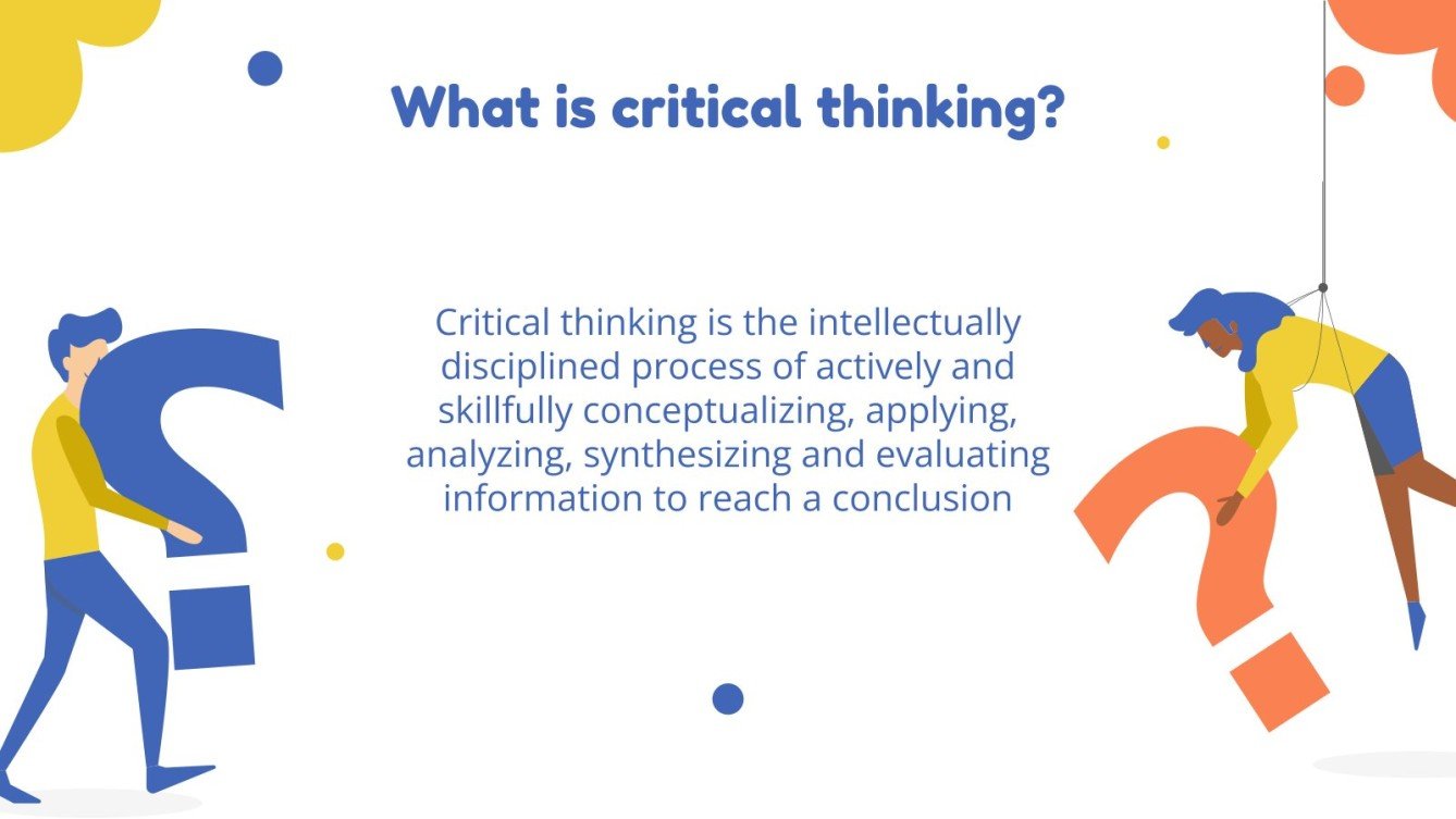 Critical Thinking Lesson Google Slides & PowerPoint template