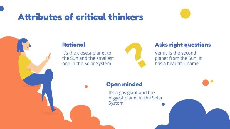 Critical Thinking Lesson Google Slides & PowerPoint template