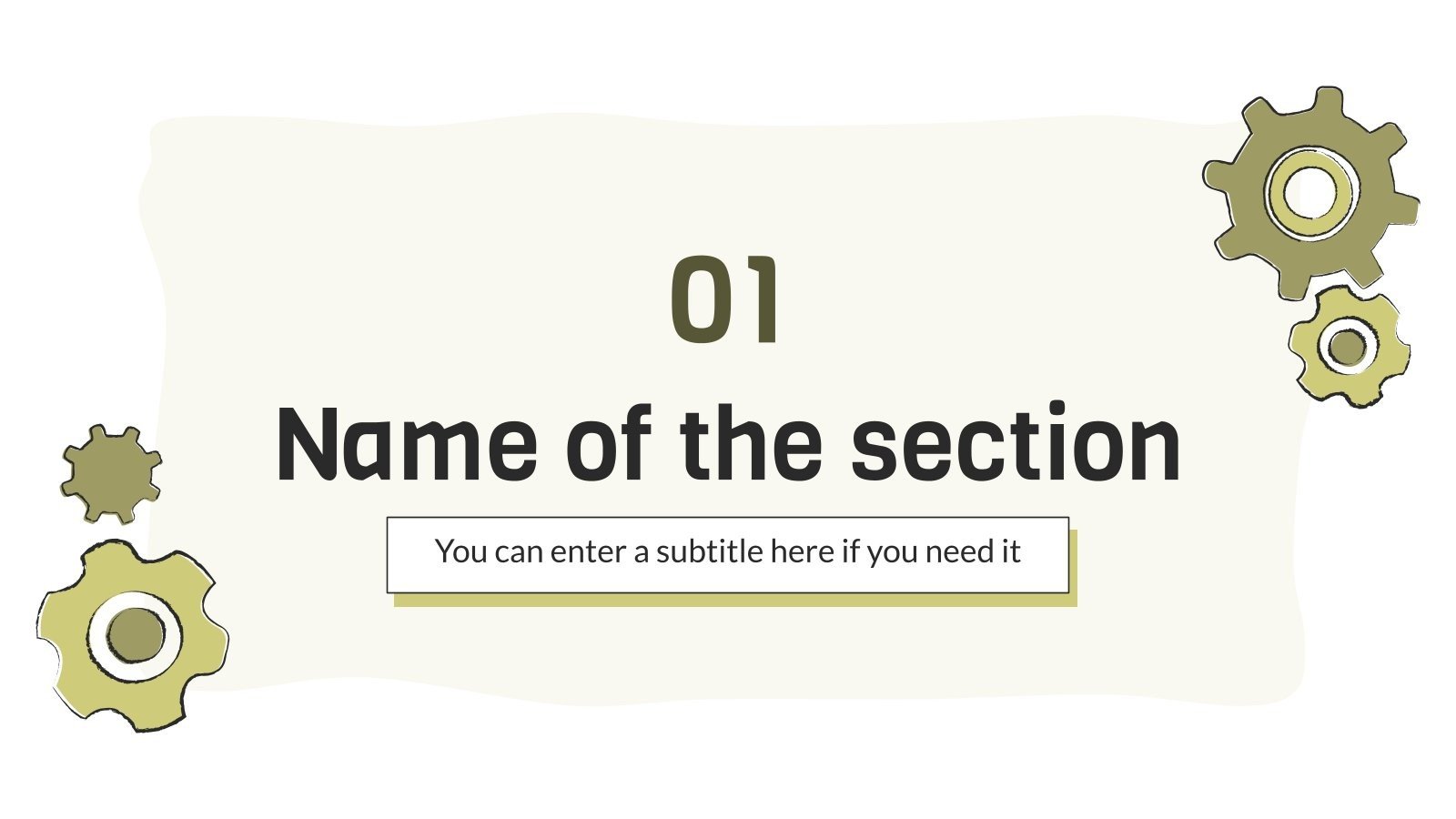 Mechanical Gears Theme | Google Slides and PowerPoint