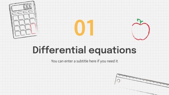 Differential Equations - Maths - 12th Grade