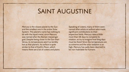 St. Augustine: Medical Contributions | Google Slides & PPT