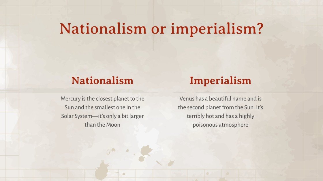 Nationalism and Imperialism - History - 10th Grade
