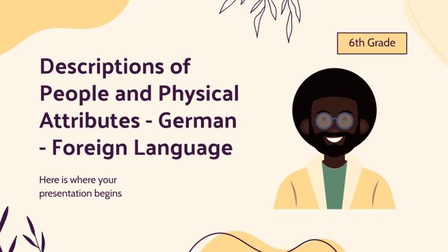 Descriptions of People and Physical Attributes - German
