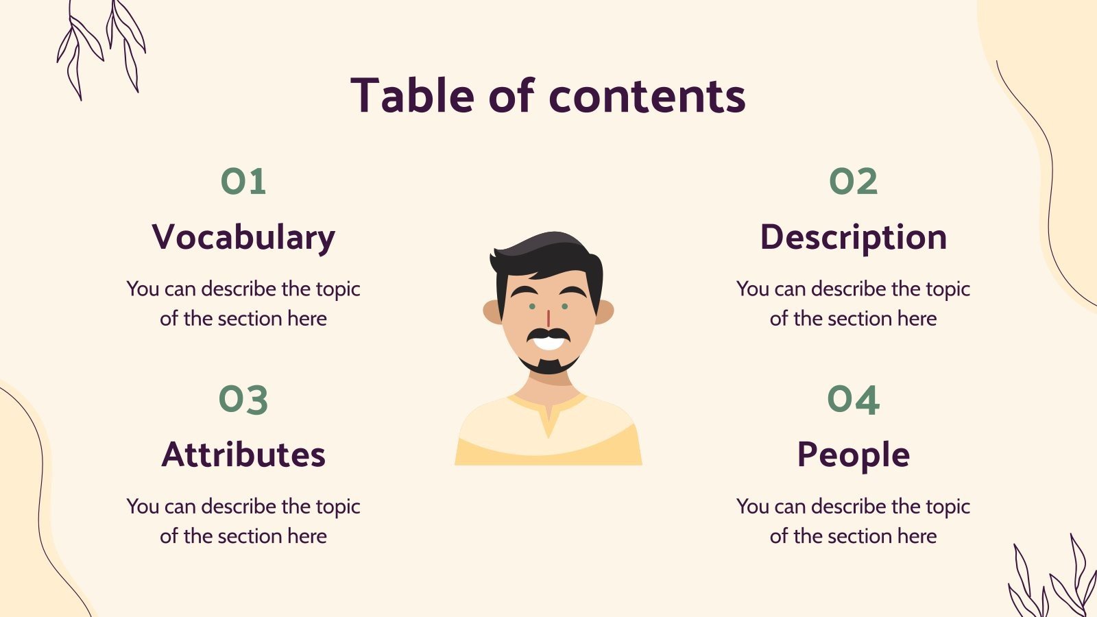 Descriptions of People and Physical Attributes - German