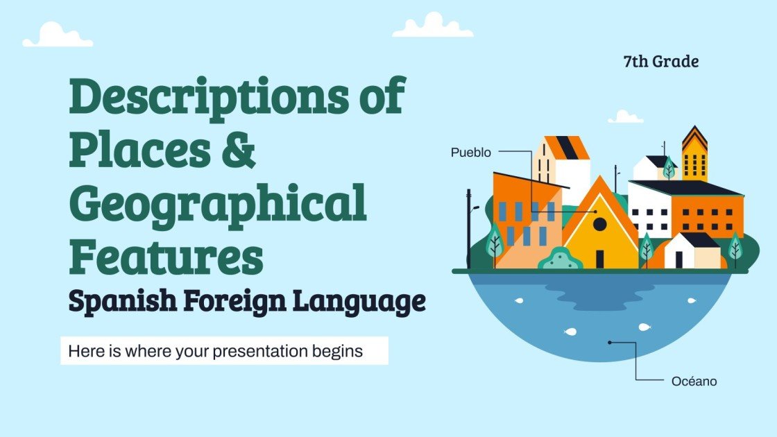 Places and Geographical Features - Spanish - 7th Grade