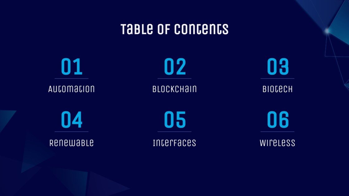 Simple Geometric Tech Theme | Google Slides & PPT