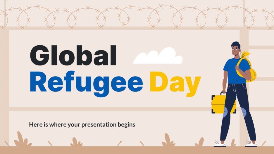 Free Google Slides & PowerPoint templates about refugees