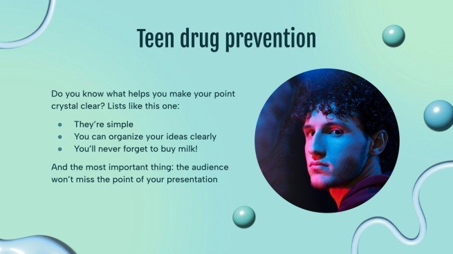 Substance Abuse Prevention and Intervention | Google Slides