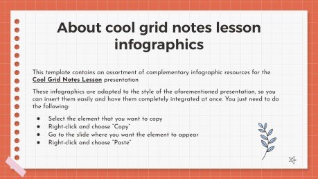 Cool Grid Notes Lesson Infographics | Google Slides & PPT
