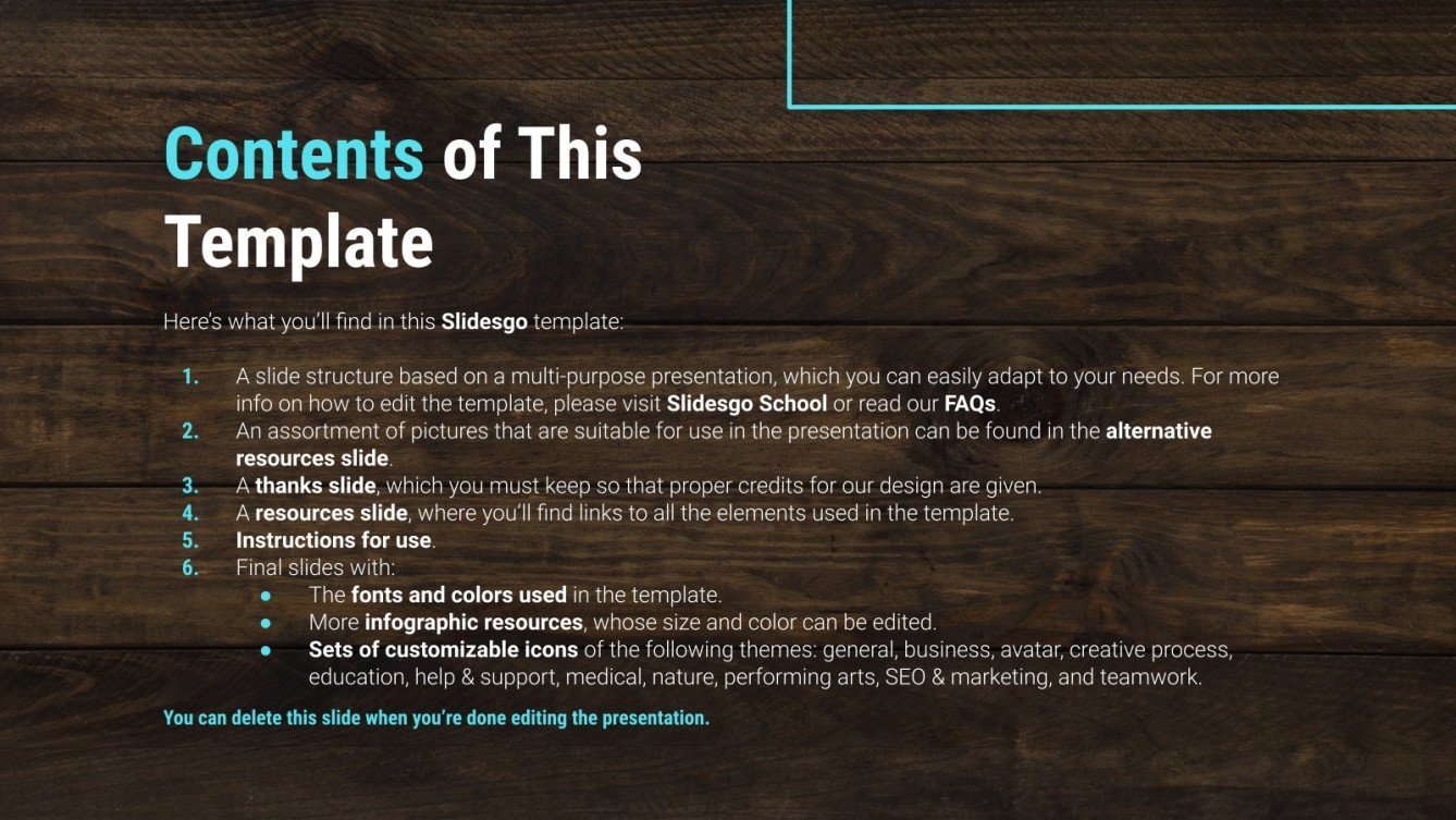 Wood Texture Google Slides theme and PowerPoint template