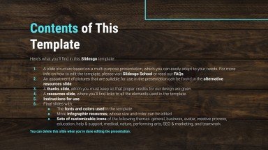 Wood Texture Google Slides theme and PowerPoint template