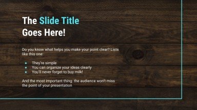 Wood Texture Google Slides theme and PowerPoint template