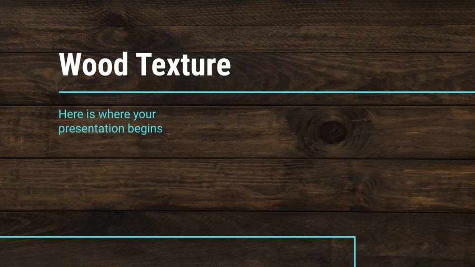 Free templates about Wood for Google Slides & PowerPoint