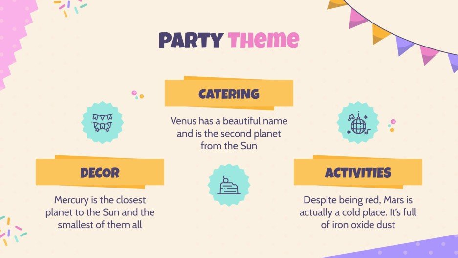 Event Planning Process for Birthdays | Google Slides & PPT