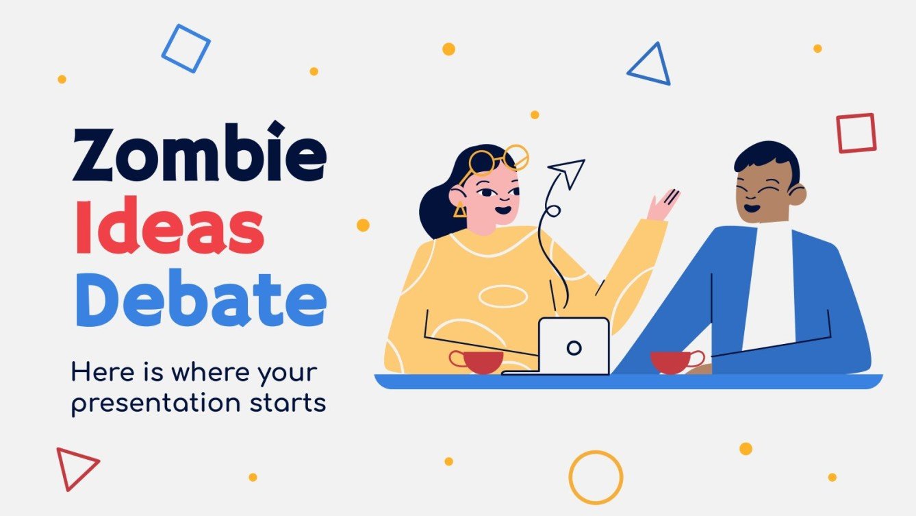 Free Google Slides themes & PPT templates about zombies