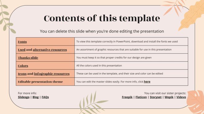Pastel Tropical Floral Theme | Google Slides & PowerPoint