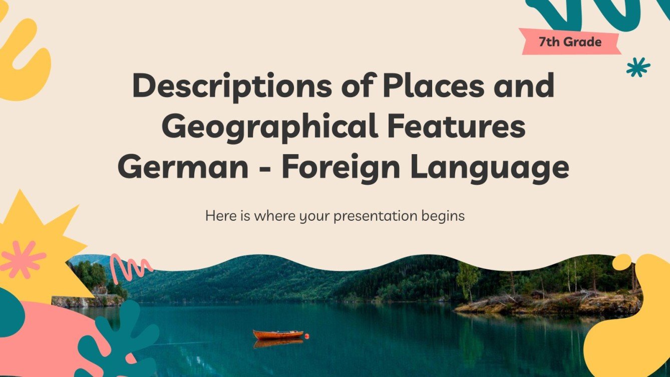 Descriptions of Places and Geographical Features - German