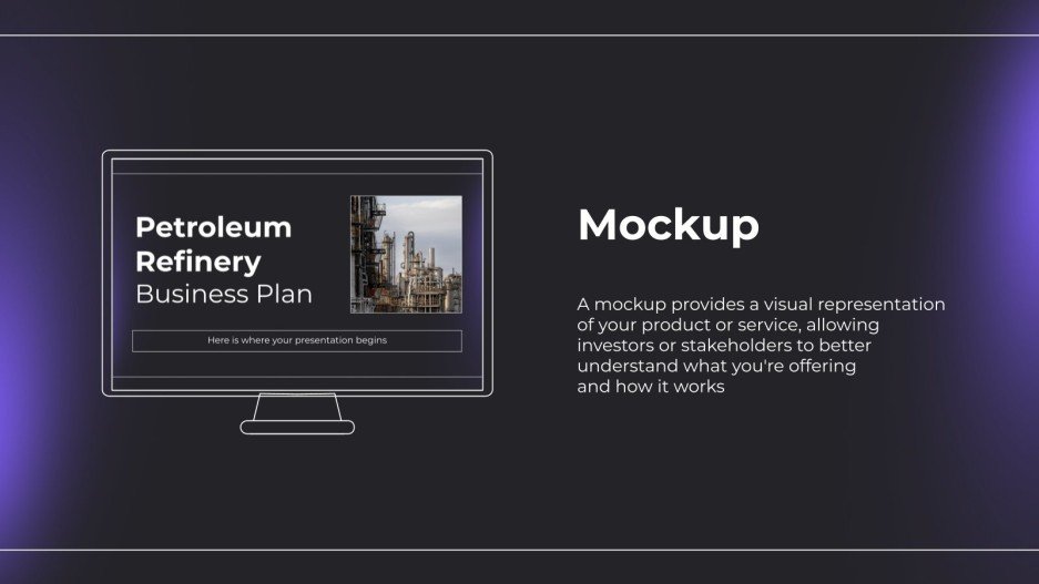 Petroleum Refinery Business Plan | Google Slides & PPT