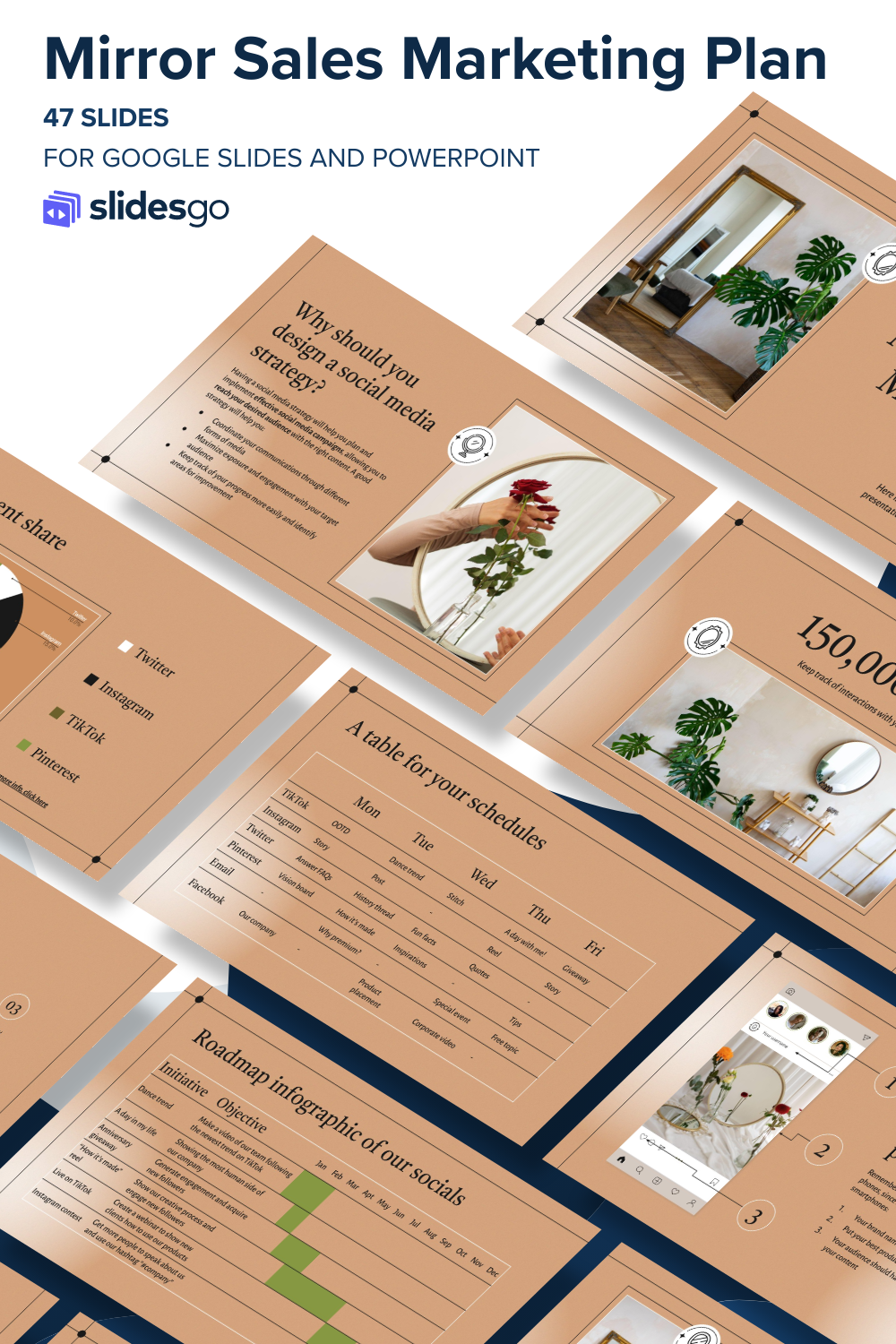 Mirror Sales Marketing Plan | Google Slides & PowerPoint