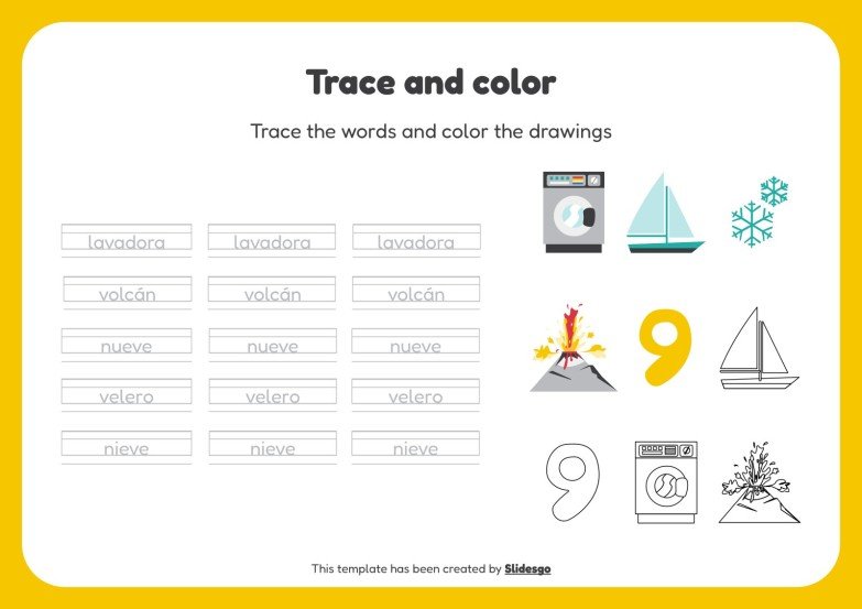 My First Letters - B, V - Spanish Class | Google Slides & PPT