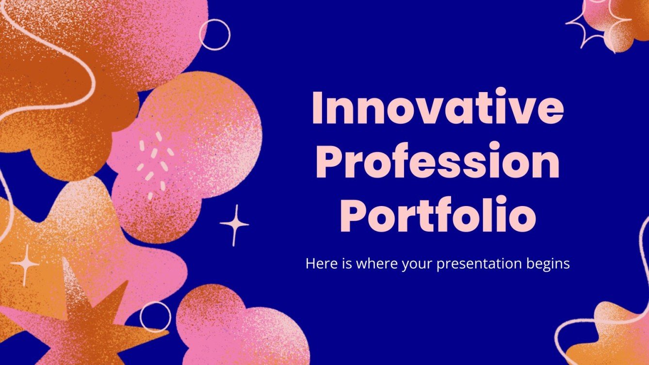 Innovative Profession Portfolio | Google Slides & PPT
