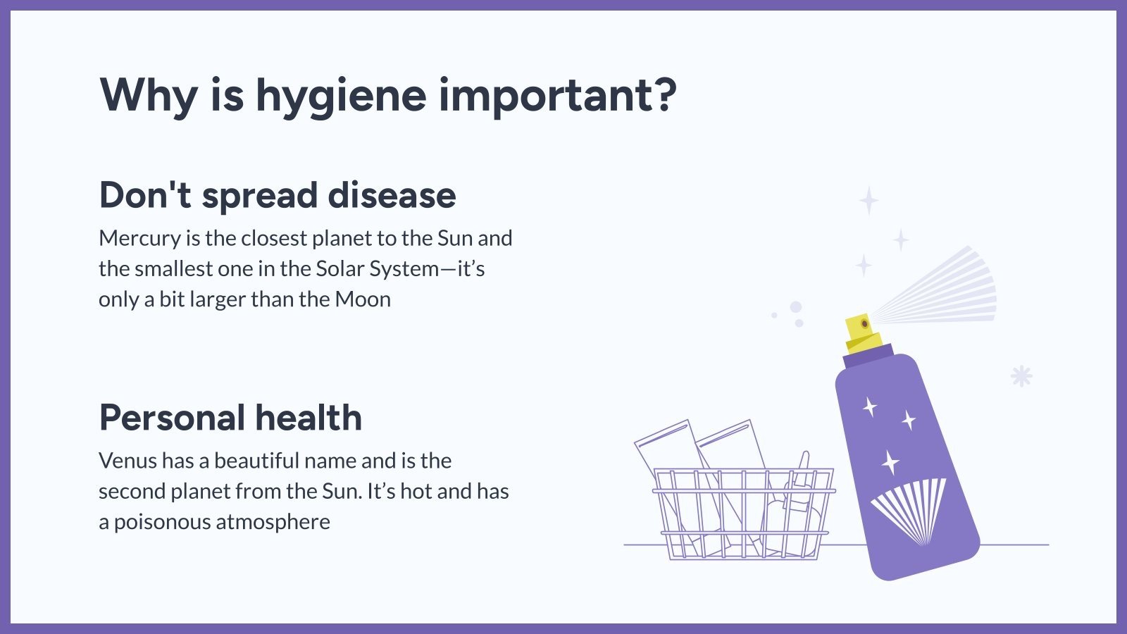 Disease Prevention and Personal Hygiene | Google Slides