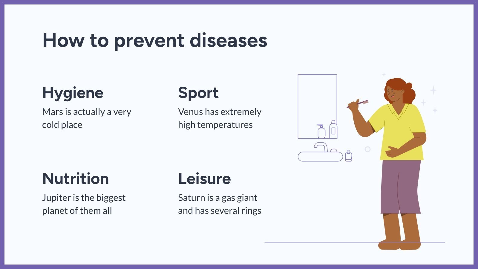 Disease Prevention and Personal Hygiene | Google Slides
